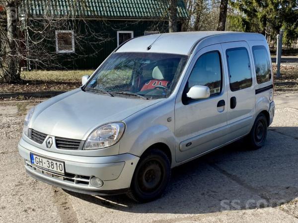 Pelēks Renault Kangoo 2007 Daugavpils, ar dzinēja tilpumu 1.50 L un nobraukumu 199 tūkst. km par 1990 €, foto 1 vietnē AUTOMOTO.COM.LV