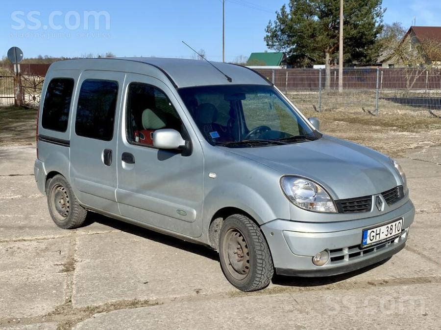 Pelēks Renault Kangoo 2007 Daugavpils, ar dzinēja tilpumu 1.50 L un nobraukumu 199 tūkst. km par 1990 €, foto 2 vietnē AUTOMOTO.COM.LV