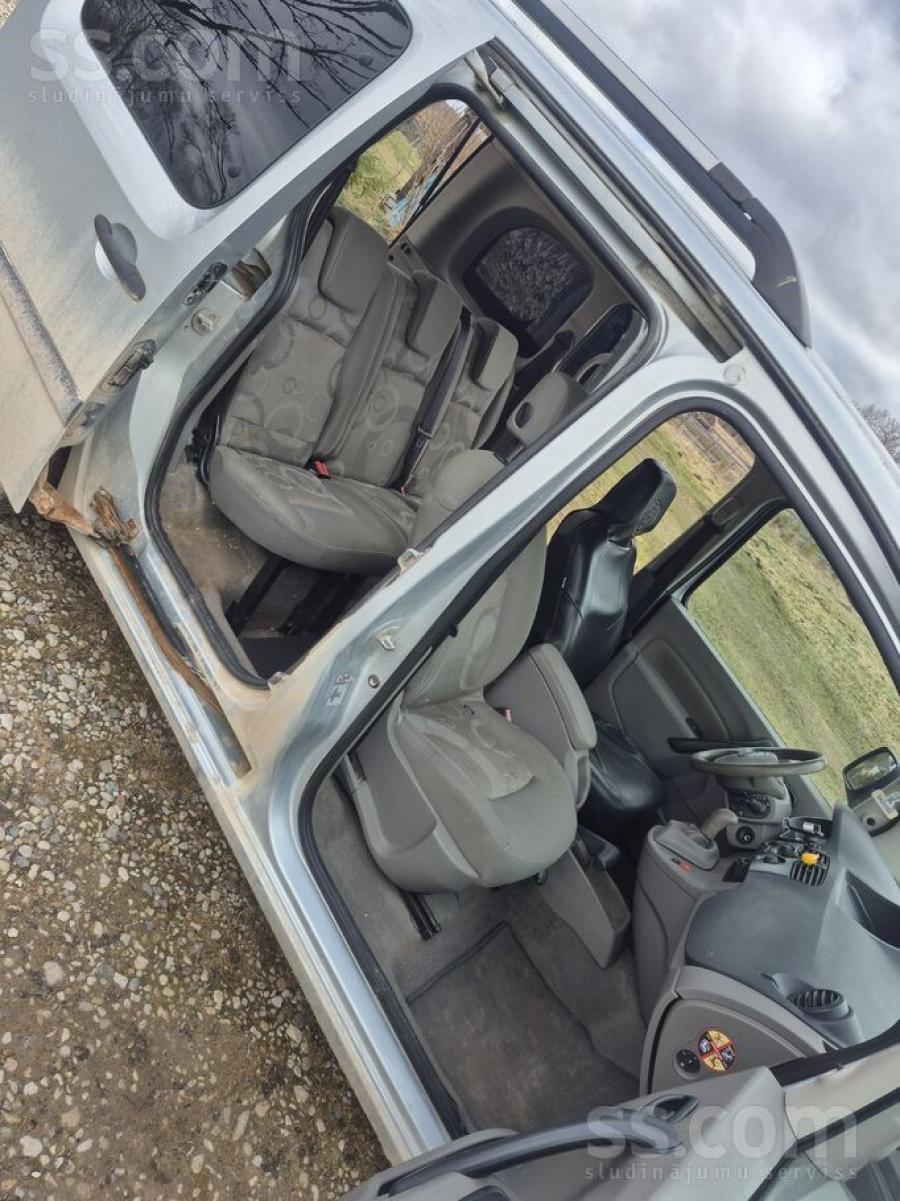 Pelēks Renault Kangoo 2008 Gulbene, ar dzinēja tilpumu 1.50 L un nobraukumu 335 tūkst. km par 1300 €, foto 5 vietnē AUTOMOTO.COM.LV