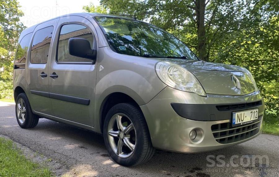 Pelēks Renault Kangoo 2009 Dobele, ar dzinēja tilpumu 1.40 L un nobraukumu 188 tūkst. km par 2250 €, foto 2 vietnē AUTOMOTO.COM.LV
