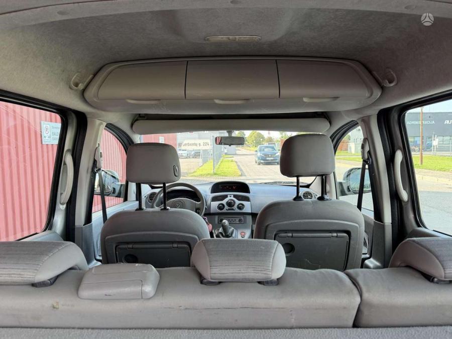 Grey Renault Kangoo 2009 in Siauliai, with an engine capacity of 1.50 L and mileage of 201 thousand km for 3250 €, photo 17 on AUTOMOTO.COM.LV