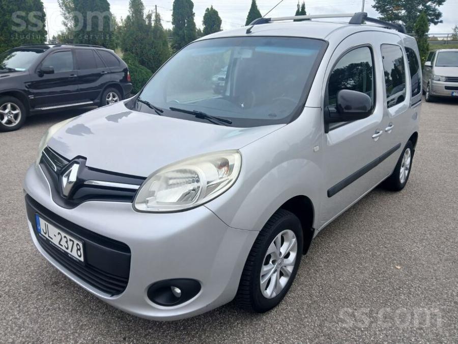 Pelēks Renault Kangoo 2013 Valmiera, ar dzinēja tilpumu 1.50 L un nobraukumu 172 tūkst. km par 4800 €, foto 1 vietnē AUTOMOTO.COM.LV