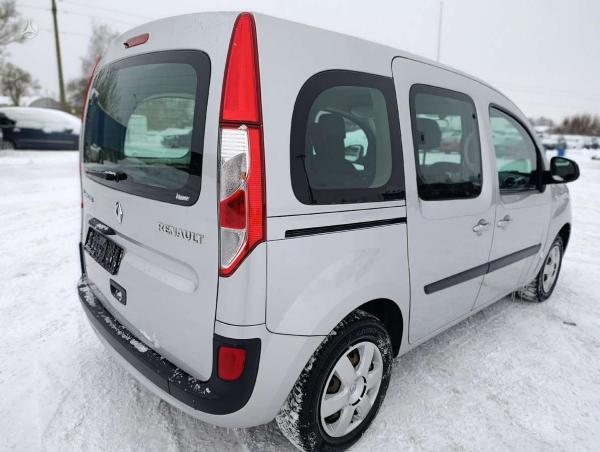 Grey Renault Kangoo 2015 in Marijampole, with an engine capacity of 1.46 L and mileage of 221 thousand km for 5450 €, photo 2 on AUTOMOTO.COM.LV
