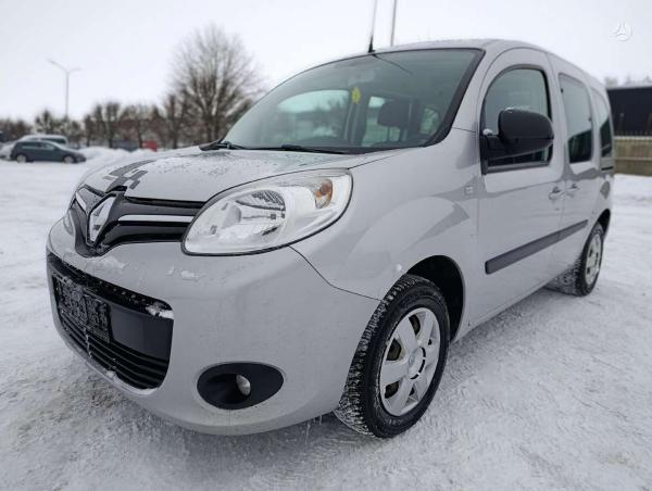 Grey Renault Kangoo 2015 in Marijampole, with an engine capacity of 1.46 L and mileage of 221 thousand km for 5450 €, photo 4 on AUTOMOTO.COM.LV