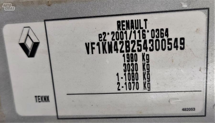 Grey Renault Kangoo 2016 in Taurage, with an engine capacity of 1.50 L and mileage of 252 thousand km for 5999 €, photo 15 on AUTOMOTO.COM.LV