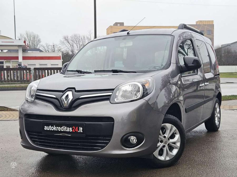 Grey Renault Kangoo 2016 in Siauliai, with an engine capacity of 1.20 L and mileage of 130 thousand km for 4500 €, photo 1 on AUTOMOTO.COM.LV