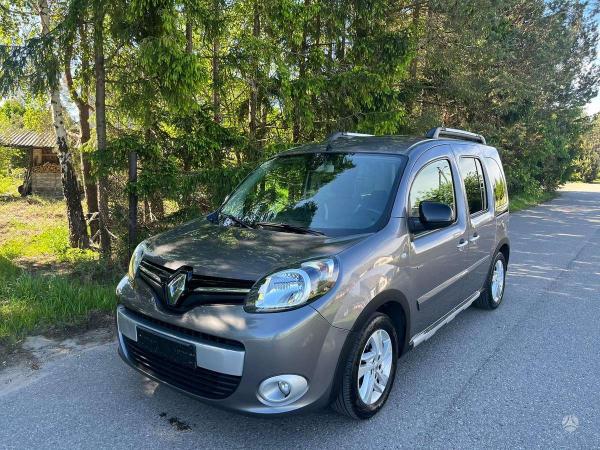 Grey Renault Kangoo 2016 in Utena, with an engine capacity of 1.46 L and mileage of 243 thousand km for 5850 €, photo 1 on AUTOMOTO.COM.LV