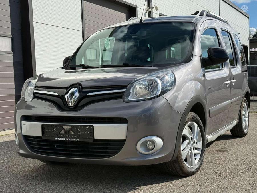 Pelēks Renault Kangoo 2016 Utena, ar dzinēja tilpumu 1.46 L un nobraukumu 269 tūkst. km par 5799 €, foto 1 vietnē AUTOMOTO.COM.LV