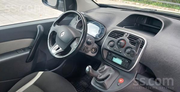 Renault Kangoo 2016 in Riga on AUTOMOTO.COM.LV Grey Renault Kangoo 2016 in Riga, with an engine capacity of 1.50 L and mileage of 255 thousand km for 4100 €, photo 10 on AUTOMOTO.COM.LV