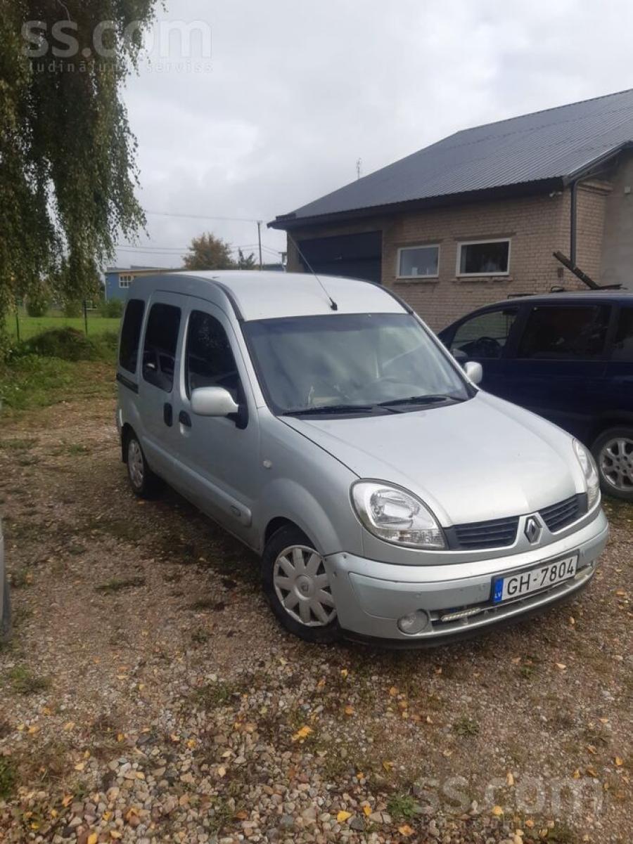 Pelēks Renault Kangoo 2007 Tukums, ar dzinēja tilpumu 1.50 L un nobraukumu 0 tūkst. km par 1250 €, foto 4 vietnē AUTOMOTO.COM.LV