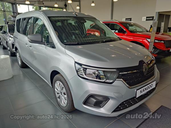 Pelēks Renault Kangoo 2026 Tartu, ar dzinēja tilpumu 1.50 L un nobraukumu 6 tūkst. km par 28700 €, foto 1 vietnē AUTOMOTO.COM.LV