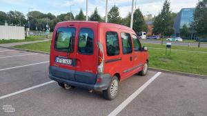 Red Renault Kangoo 2000 in Kaunas, with an engine capacity of 1.90 L and mileage of 204 thousand km for 1300 €, photo 5 on AUTOMOTO.COM.LV