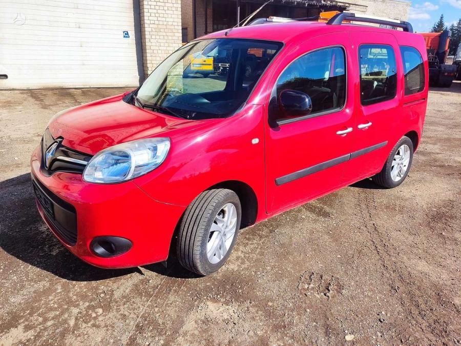 Red Renault Kangoo 2014 in Utena, with an engine capacity of 1.46 L and mileage of 197 thousand km for 4500 €, photo 7 on AUTOMOTO.COM.LV