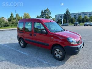 Red Renault Kangoo 2007 in Daugavpils, with an engine capacity of 1.60 L and mileage of 198 thousand km for 2200 €, photo  on AUTOMOTO.COM.LV