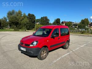 Red Renault Kangoo 2007 in Daugavpils, with an engine capacity of 1.60 L and mileage of 198 thousand km for 2200 €, photo 5 on AUTOMOTO.COM.LV