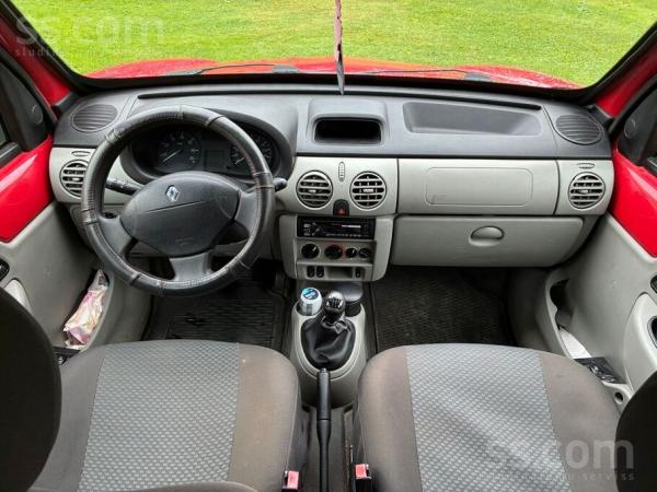 Red Renault Kangoo 2007 in Daugavpils, with an engine capacity of 1.60 L and mileage of 198 thousand km for 2200 €, photo 11 on AUTOMOTO.COM.LV