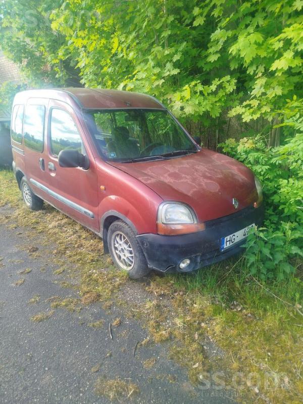 Red Renault Kangoo 1999 in Bauska, with an engine capacity of 1.70 L and mileage of 350 thousand km for 400 €, photo 5 on AUTOMOTO.COM.LV
