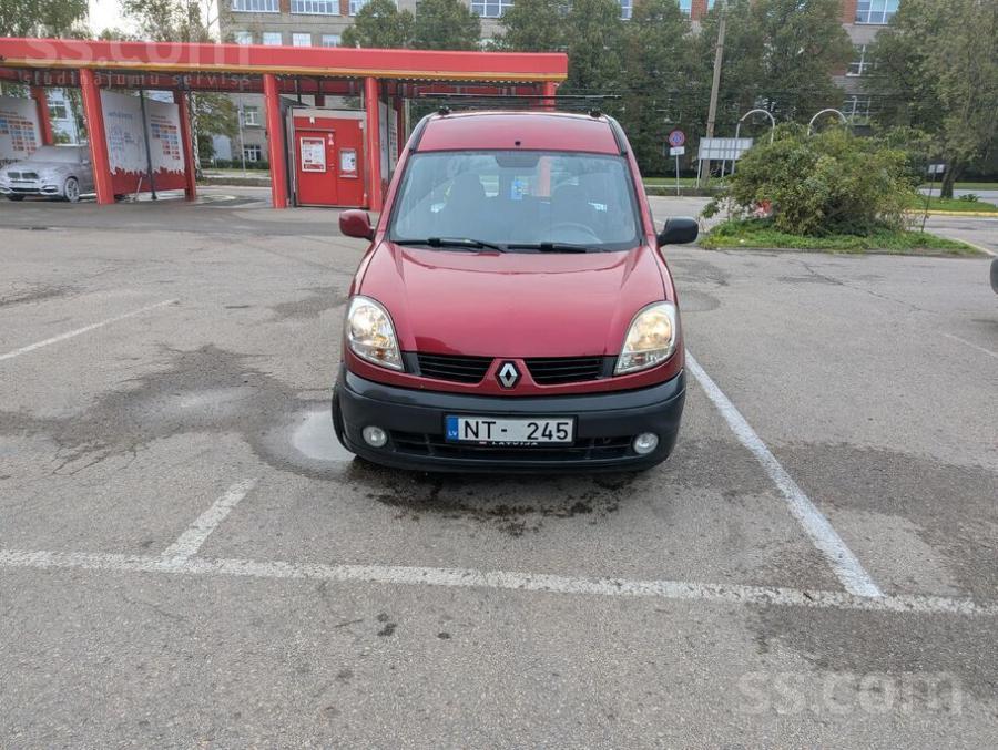 Red Renault Kangoo 2006 in Riga, with an engine capacity of 1.50 L and mileage of 138 thousand km for 1500 €, photo 1 on AUTOMOTO.COM.LV