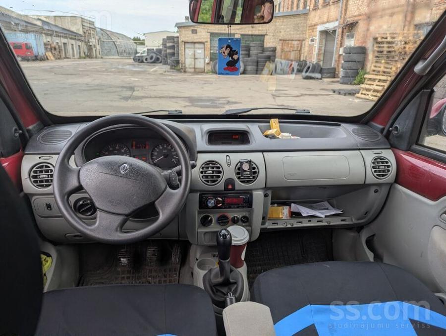 Red Renault Kangoo 2006 in Riga, with an engine capacity of 1.50 L and mileage of 138 thousand km for 1500 €, photo 6 on AUTOMOTO.COM.LV
