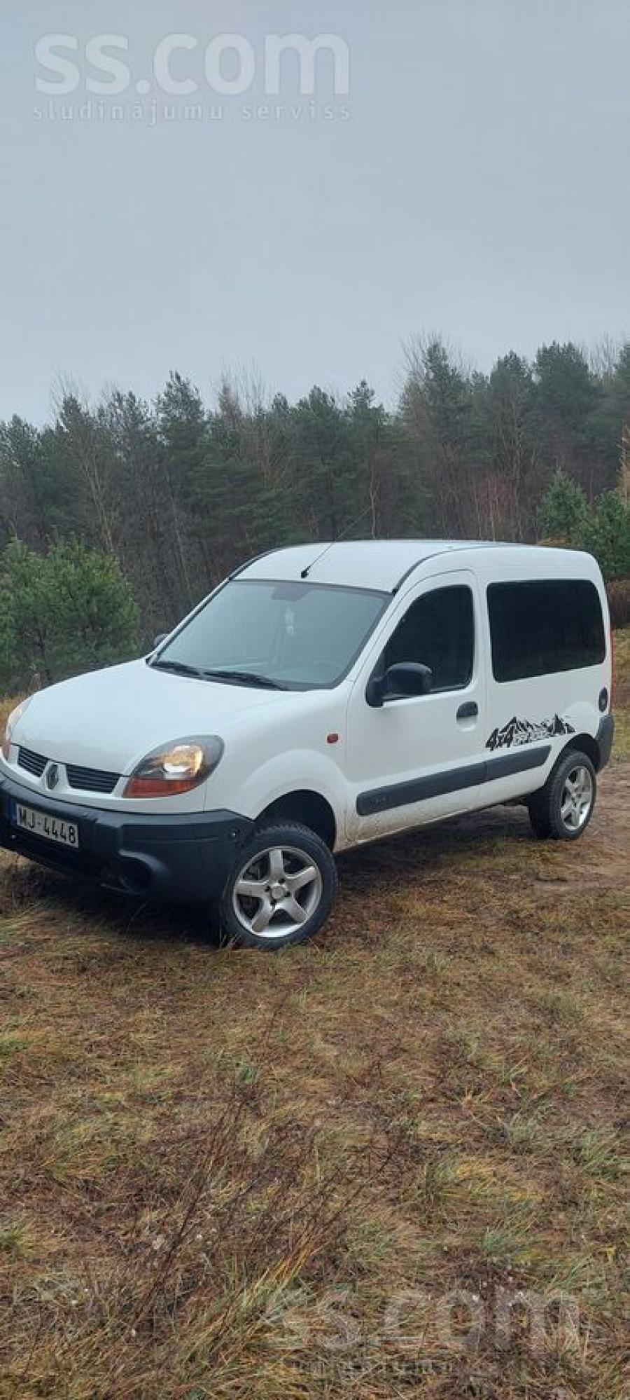 Balts Renault Kangoo 2004 Rēzekne, ar dzinēja tilpumu 1.90 L un nobraukumu 228 tūkst. km par 2350 €, foto 1 vietnē AUTOMOTO.COM.LV