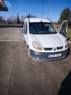 Balts Renault Kangoo 2004 Klaipėda, ar dzinēja tilpumu 1.50 L un nobraukumu 290 tūkst. km par 1400 €, foto  vietnē AUTOMOTO.COM.LV