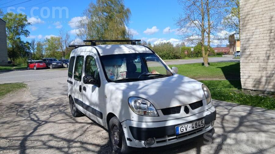 Balts Renault Kangoo 2007 Bauska, ar dzinēja tilpumu 1.50 L un nobraukumu 250 tūkst. km par 900 €, foto 1 vietnē AUTOMOTO.COM.LV
