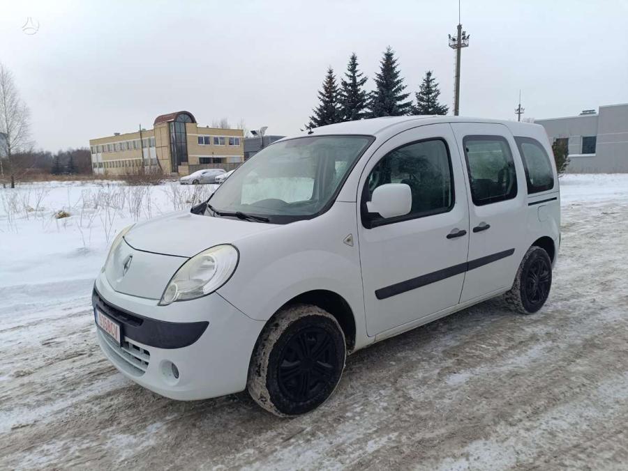 Белый Рено Кенгу 2011 в Паневежис, объемом двигателя 1.46 л и пробегом 260 тыс. км за 2600 €, фото 3 на AUTOMOTO.COM.LV
