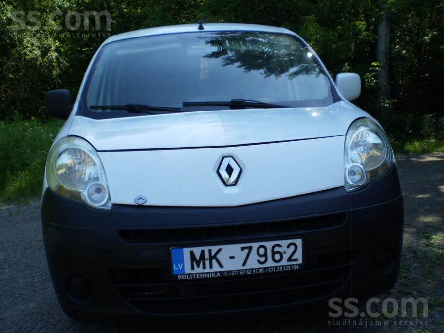 White Renault Kangoo 2011 in Daugavpils, with an engine capacity of 1.50 L and mileage of 385 thousand km for 2450 €, photo 6 on AUTOMOTO.COM.LV