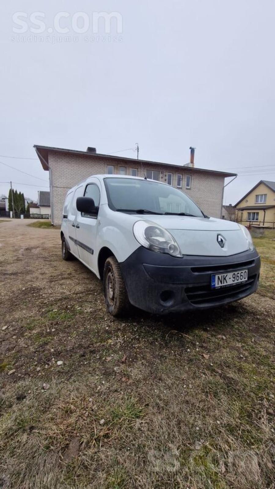White Renault Kangoo 2012 in Liepaja, with an engine capacity of 1.50 L and mileage of 259 thousand km for 1500 €, photo 4 on AUTOMOTO.COM.LV