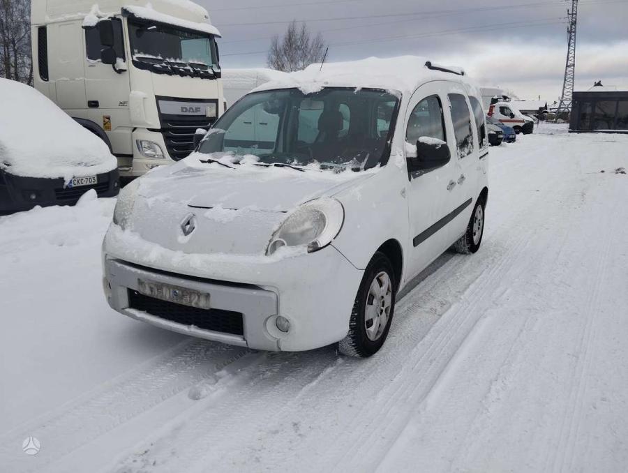 Balts Renault Kangoo 2013 Tauragė, ar dzinēja tilpumu 1.50 L un nobraukumu 280 tūkst. km par 3800 €, foto 1 vietnē AUTOMOTO.COM.LV