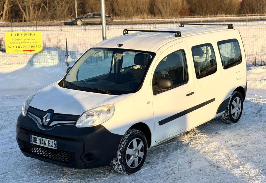 Balts Renault Kangoo 2014 Tauragė, ar dzinēja tilpumu 1.46 L un nobraukumu 200 tūkst. km par 5400 €, foto 6 vietnē AUTOMOTO.COM.LV