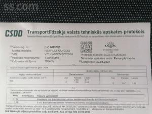 Белый Рено Кенгу 2016 в Валмиера, объемом двигателя 1.50 л и пробегом 199 тыс. км за 5850 €, фото 16 на AUTOMOTO.COM.LV