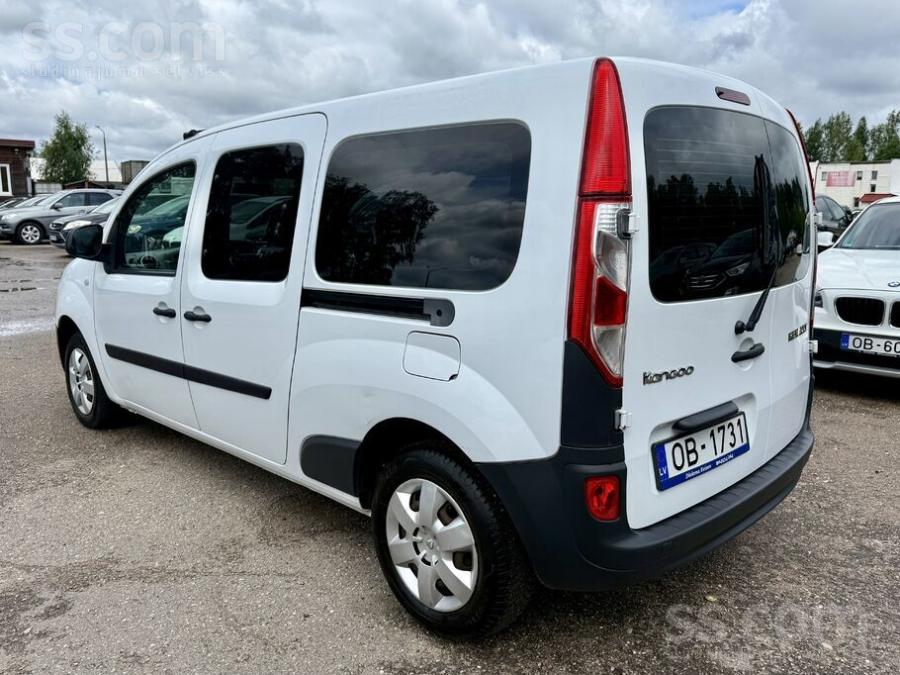 White Renault Kangoo 2017 in Riga, with an engine capacity of 1.50 L and mileage of 0 thousand km for 6550 €, photo 5 on AUTOMOTO.COM.LV
