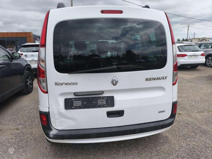 Balts Renault Kangoo 2017 Panevēža, ar dzinēja tilpumu 1.46 L un nobraukumu 188 tūkst. km par 5800 €, foto 8 vietnē AUTOMOTO.COM.LV