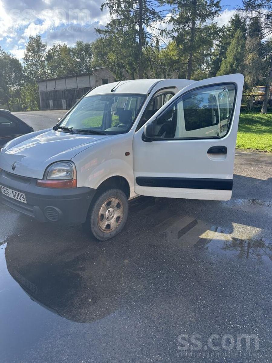 Balts Renault Kangoo 2003 Ludza, ar dzinēja tilpumu 1.60 L un nobraukumu 282 tūkst. km par 1500 €, foto 3 vietnē AUTOMOTO.COM.LV