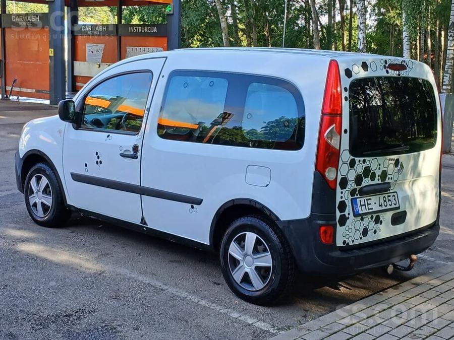 Белый Рено Кенгу 2008 в Рига, объемом двигателя 1.50 л и пробегом 285 тыс. км за 1400 €, фото 6 на AUTOMOTO.COM.LV