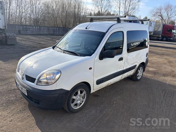 Белый Рено Кенгу 2004 в Рига, объемом двигателя 1.50 л и пробегом 252 тыс. км за 1300 €, фото 1 на AUTOMOTO.COM.LV