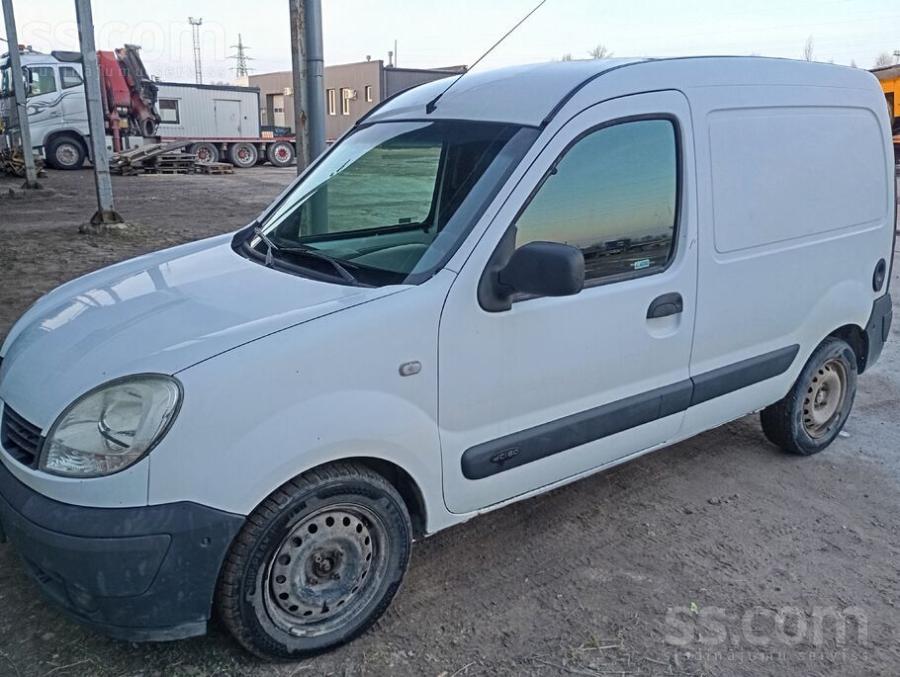 White Renault Kangoo 2008 in Ventspils, with an engine capacity of 1.50 L and mileage of 193 thousand km for 650 €, photo 1 on AUTOMOTO.COM.LV