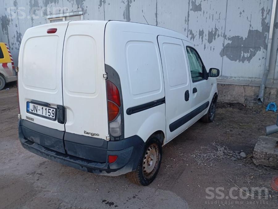 White Renault Kangoo 2008 in Ventspils, with an engine capacity of 1.50 L and mileage of 193 thousand km for 650 €, photo 6 on AUTOMOTO.COM.LV