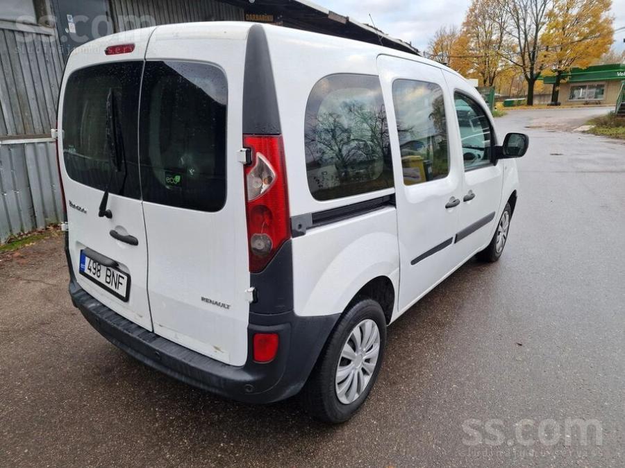 Balts Renault Kangoo 2009 Rīga, ar dzinēja tilpumu 1.50 L un nobraukumu 249 tūkst. km par 2570 €, foto 8 vietnē AUTOMOTO.COM.LV
