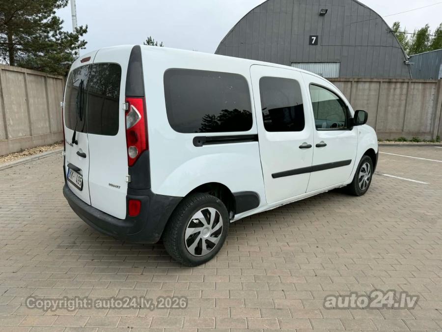 White Renault Kangoo 2012 in Riga, with an engine capacity of 1.50 L and mileage of 273 thousand km for 2800 €, photo 5 on AUTOMOTO.COM.LV