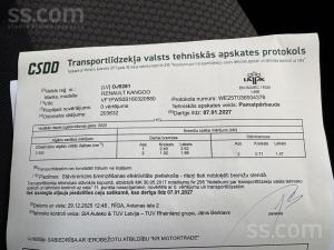 White Renault Kangoo 2018 in Riga, with an engine capacity of 1.50 L and mileage of 0 thousand km for 6500 €, photo 28 on AUTOMOTO.COM.LV