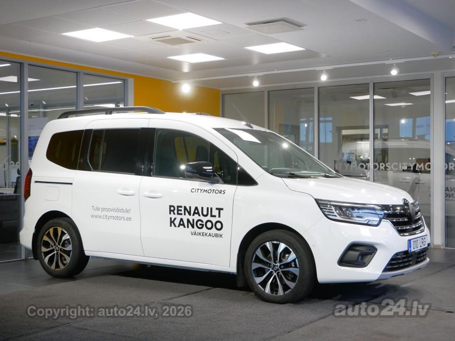 Balts Renault Kangoo 2026 Tallina, ar dzinēja tilpumu 1.50 L un nobraukumu 13 tūkst. km par 32990 €, foto 1 vietnē AUTOMOTO.COM.LV