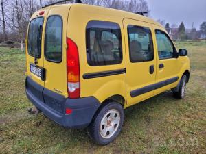 Dzeltens Renault Kangoo 2008 Daugavpils, ar dzinēja tilpumu 1.60 L un nobraukumu 174 tūkst. km par 2050 €, foto 5 vietnē AUTOMOTO.COM.LV