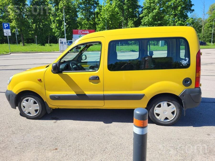 Dzeltens Renault Kangoo 2005 Rīga, ar dzinēja tilpumu 1.50 L un nobraukumu 229 tūkst. km par 1580 €, foto 3 vietnē AUTOMOTO.COM.LV