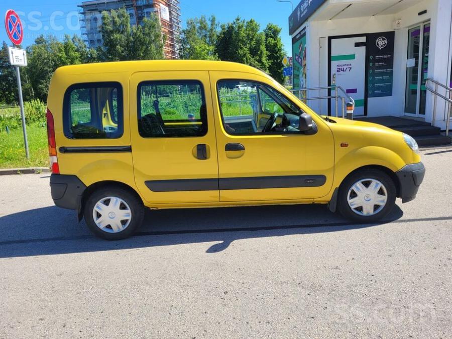 Dzeltens Renault Kangoo 2005 Rīga, ar dzinēja tilpumu 1.50 L un nobraukumu 229 tūkst. km par 1580 €, foto 5 vietnē AUTOMOTO.COM.LV