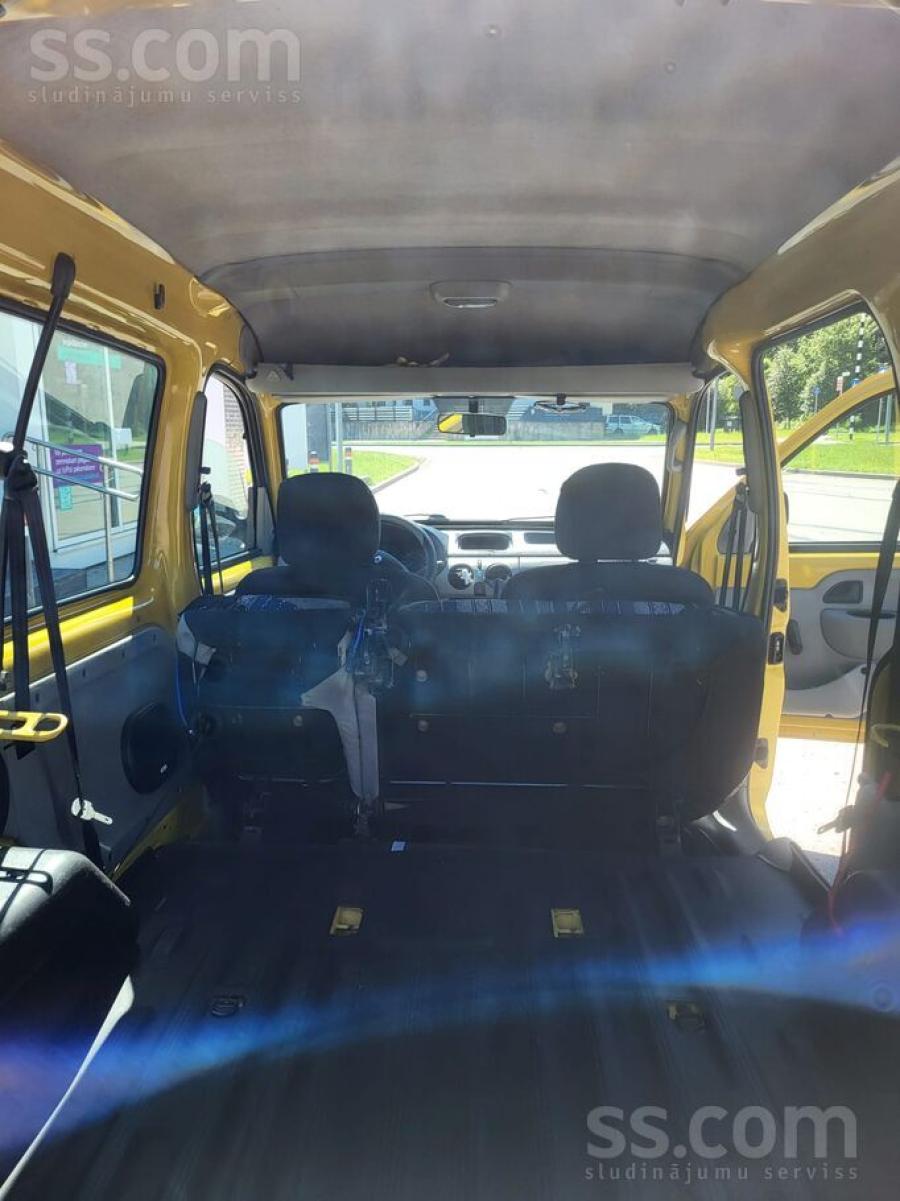 Dzeltens Renault Kangoo 2005 Rīga, ar dzinēja tilpumu 1.50 L un nobraukumu 229 tūkst. km par 1580 €, foto 14 vietnē AUTOMOTO.COM.LV