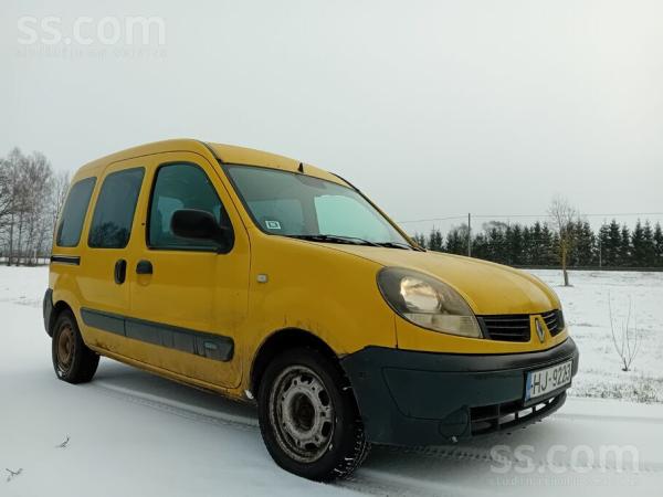 Yellow Renault Kangoo 2008 in Riga, with an engine capacity of 1.50 L and mileage of 340 thousand km for 1000 €, photo 1 on AUTOMOTO.COM.LV