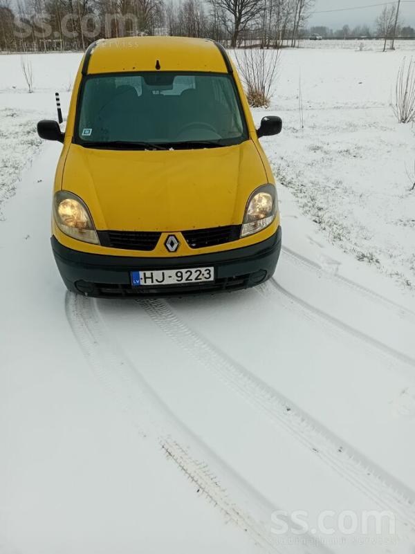 Yellow Renault Kangoo 2008 in Riga, with an engine capacity of 1.50 L and mileage of 340 thousand km for 1000 €, photo 2 on AUTOMOTO.COM.LV