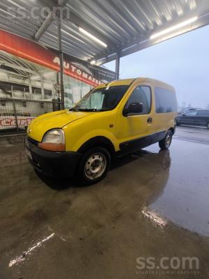 Dzeltens Renault Kangoo 2001 Rīga, ar dzinēja tilpumu 1.90 L un nobraukumu 230 tūkst. km par 1000 €, foto 3 vietnē AUTOMOTO.COM.LV